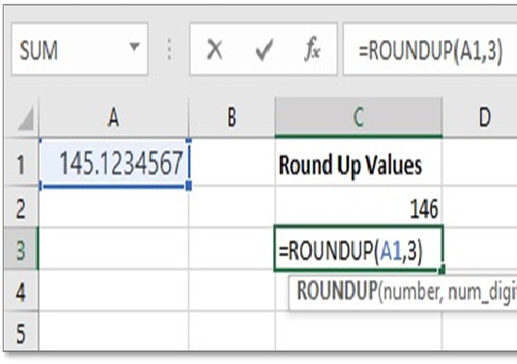 Insert The Roundup Function Yodalearning