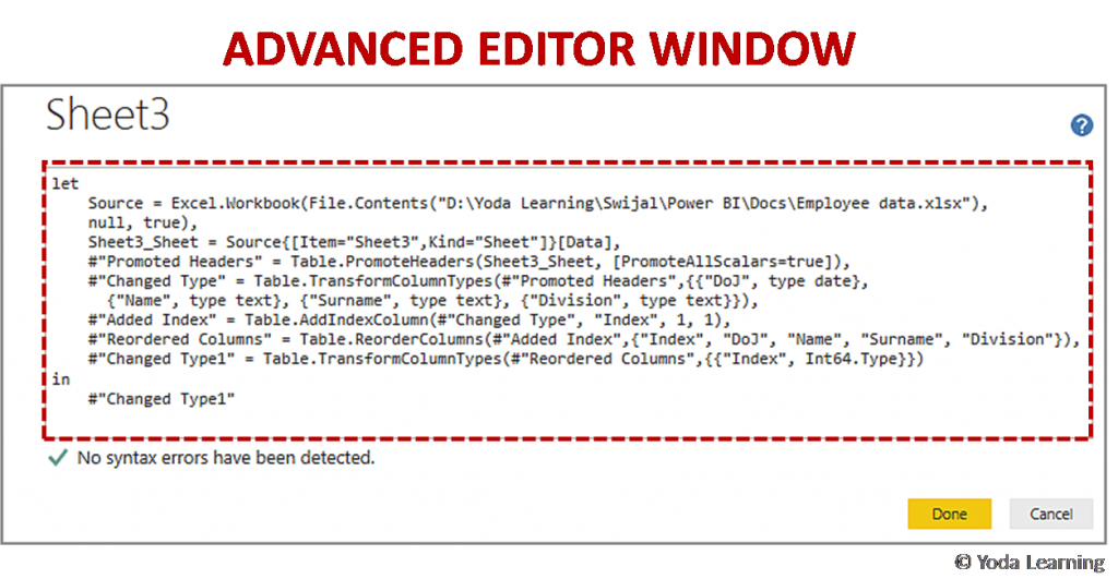 Advanced Editor In Power Query Myexcelonline Gambaran