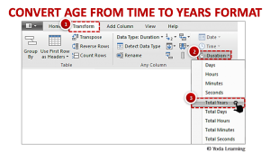 [Top 5 Steps] to Extact Age Using Date in Power Query