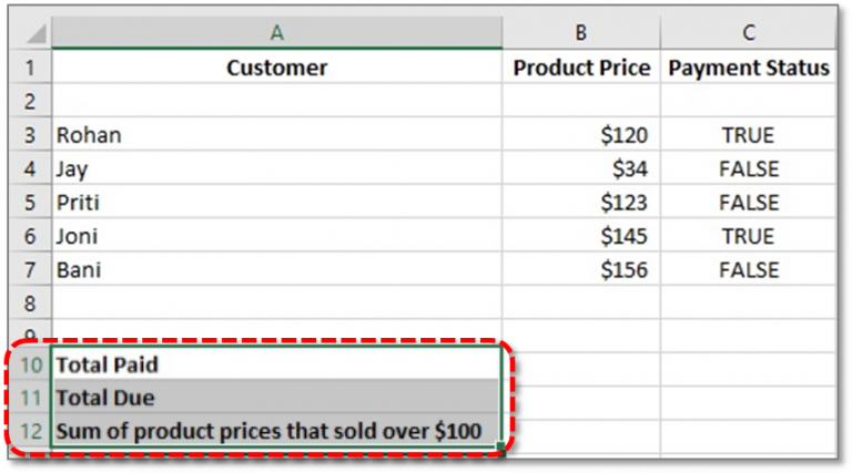 [Excel Tips] How to Use SUMIF Function in Excel (With Pictures)