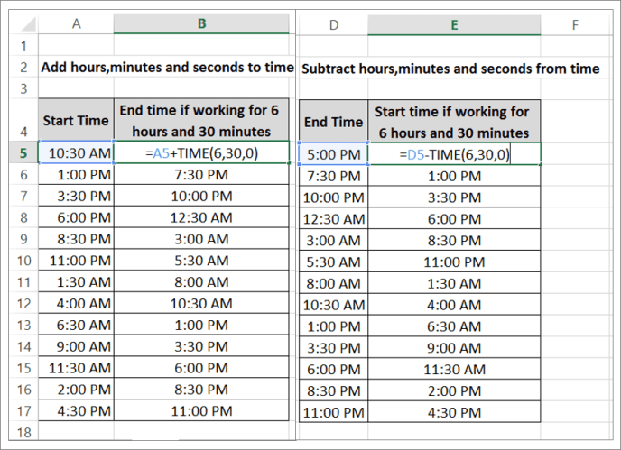How To Calculate Elapsed Time In Excel Time Calculator In Excel