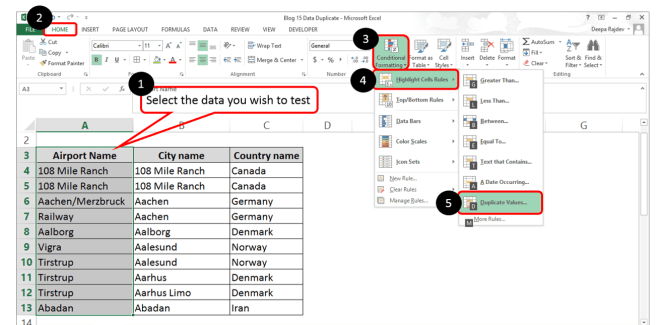 How To Remove Duplicate Data In Excel 2016 HOWTOREMVO