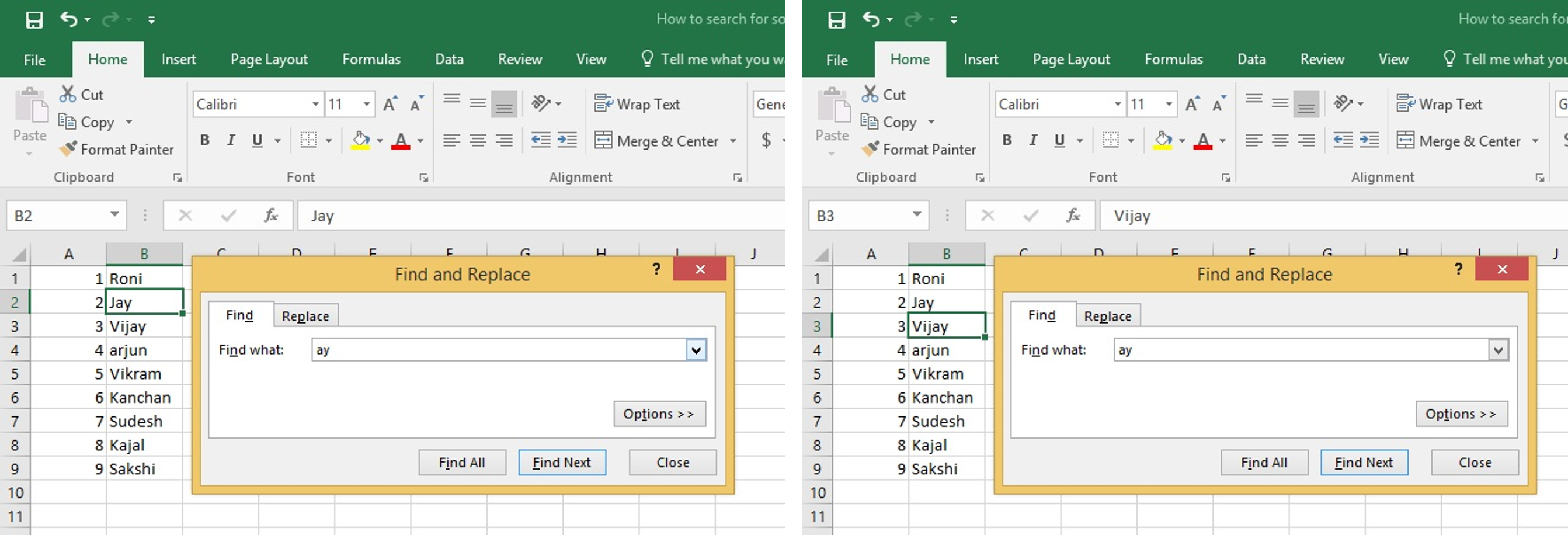 How To Use Excel Search Function To Find A Word In Excel Find Or Replace