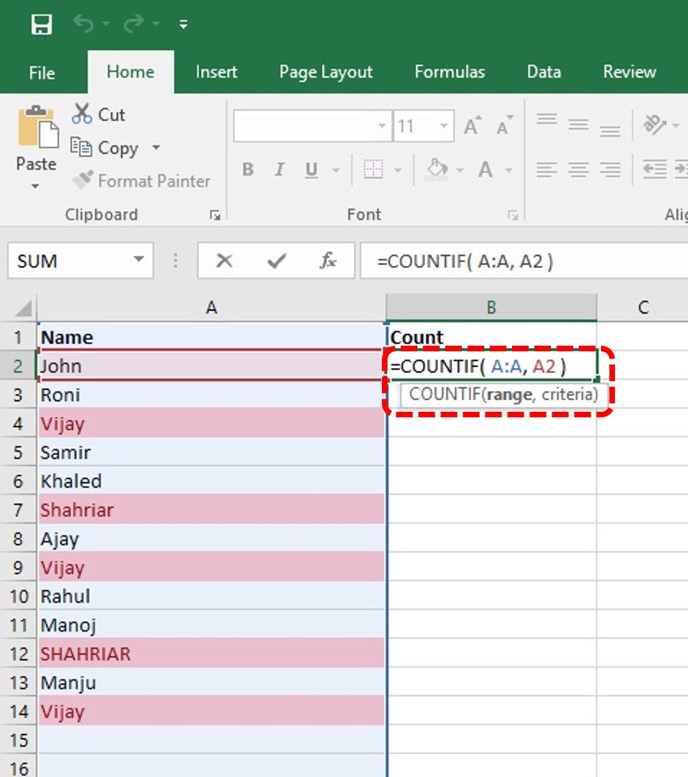 How To Find Duplicate Values In Excel Find Search Duplicate Value