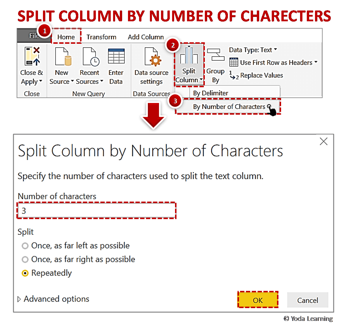 How To Split Column In Power Query KING OF EXCEL