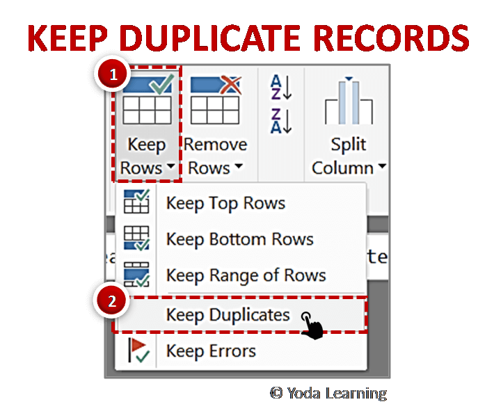 Learn How To Keep Duplicate Records Using Power Query In Excel