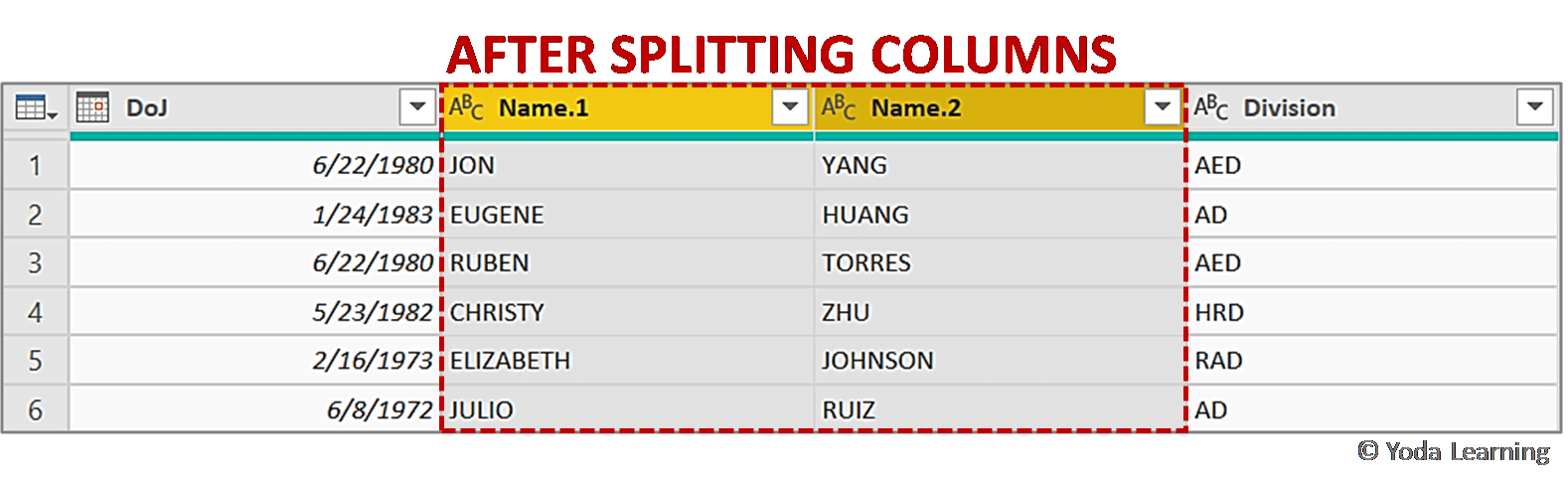 Split Columns In Power Bi Using Dax Split Column Using Power Query Vrogue